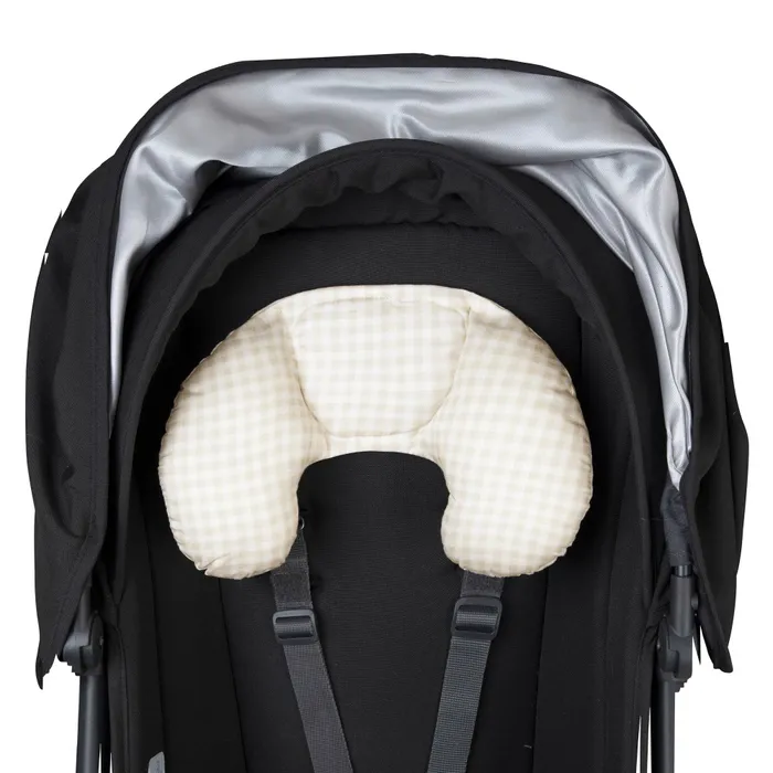 Outlook Head Hugger Wheat Gingham | Baby Bunting NZ
