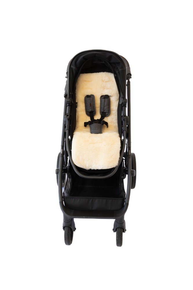 Jengo Sheepskin Pram Liner Short Wool Natural | Liners | Baby Bunting AU