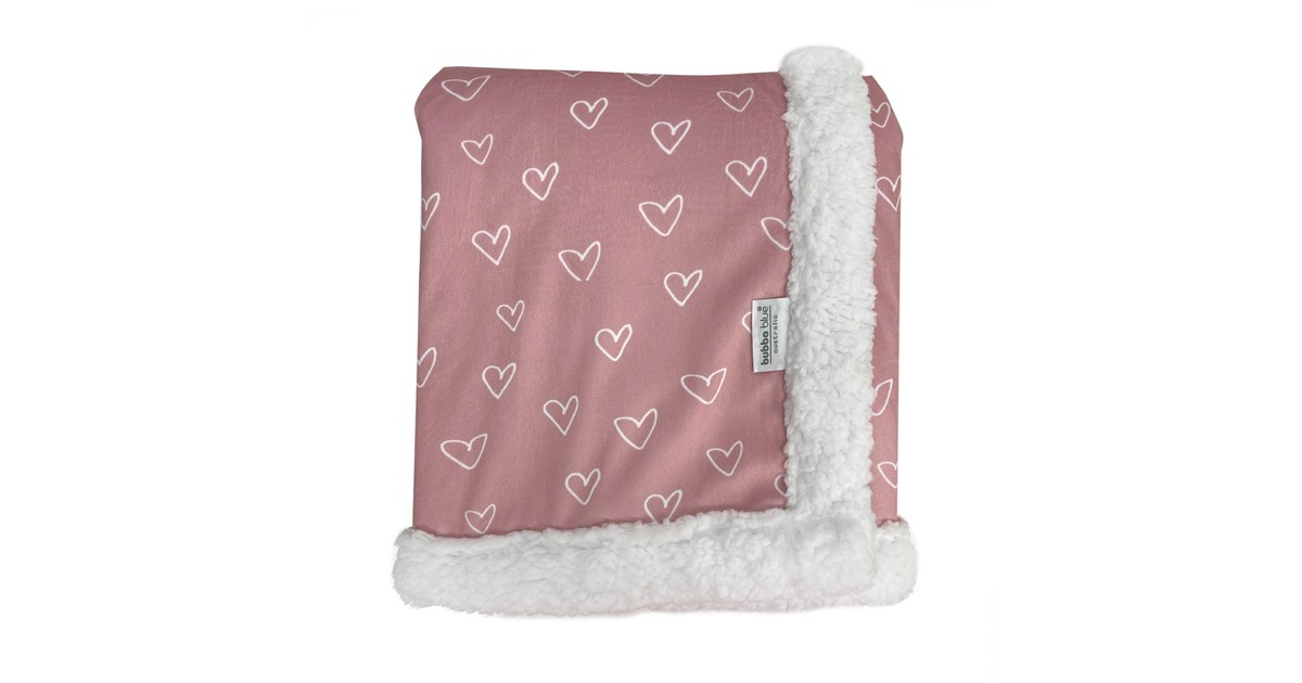 Bubba Nordic Cuddle Blanket Berry/Rose | Baby Bunting AU