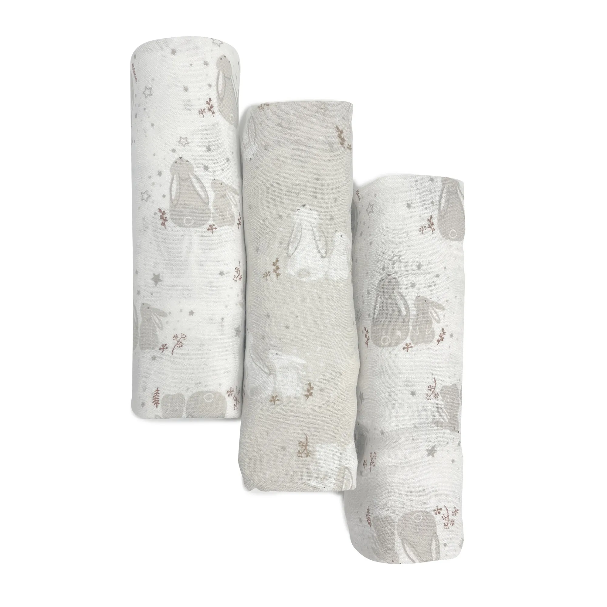 Bubba Bunny Dream Muslin Wrap 3 Pack | Baby Bunting AU