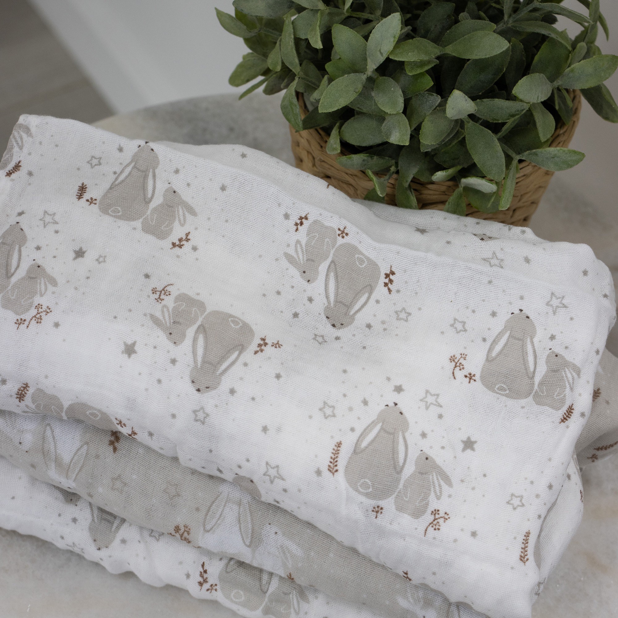 Bubba Bunny Dream Muslin Wrap 3 Pack | Mid Season Sale | Baby Bunting AU