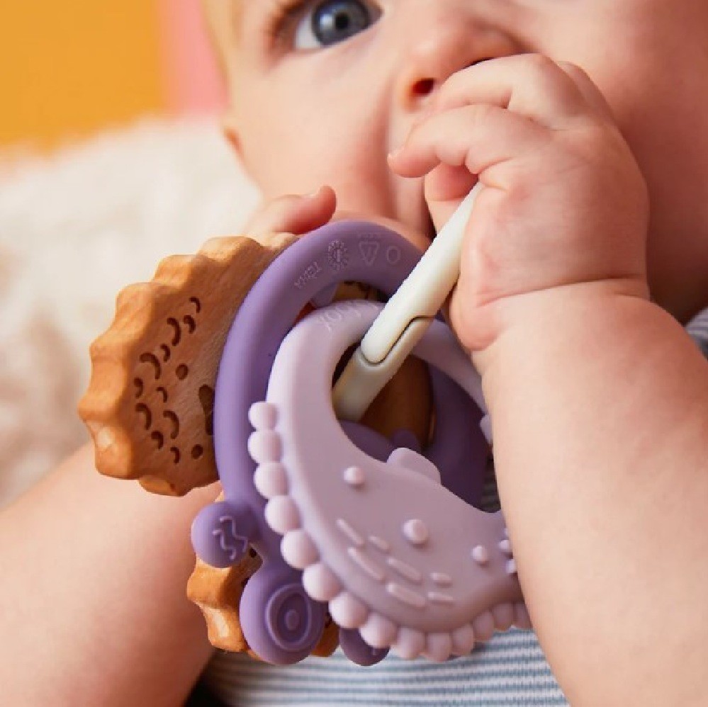 B.Box Trio Teether Sage | Teethers | Baby Bunting AU