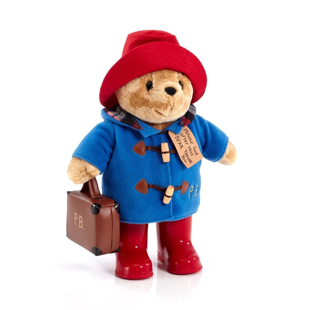 Paddington Bear Paddington With Boots Embroidered Coat & Suitcase Large | Soft Plush Toys | Baby ...