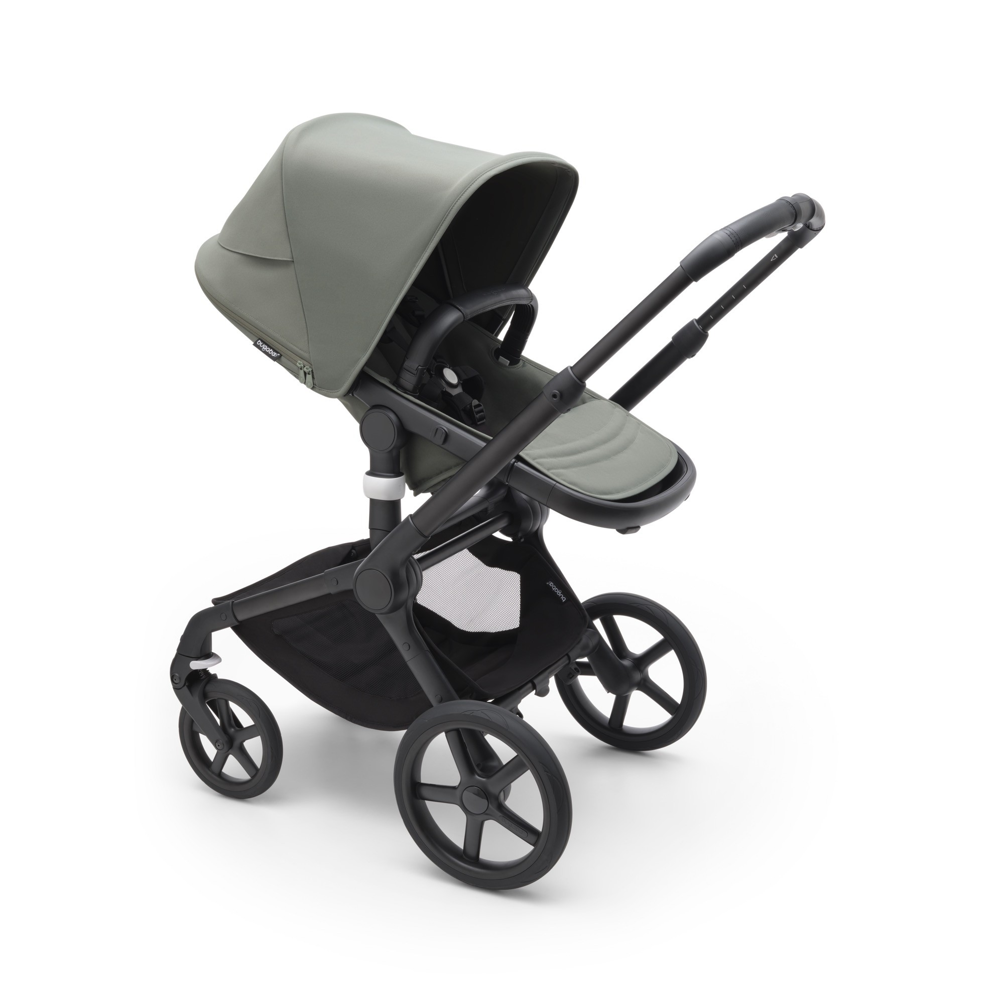 Bugaboo Fox 5 - Black/Forest Green | 4 Wheel Prams | Baby Bunting AU