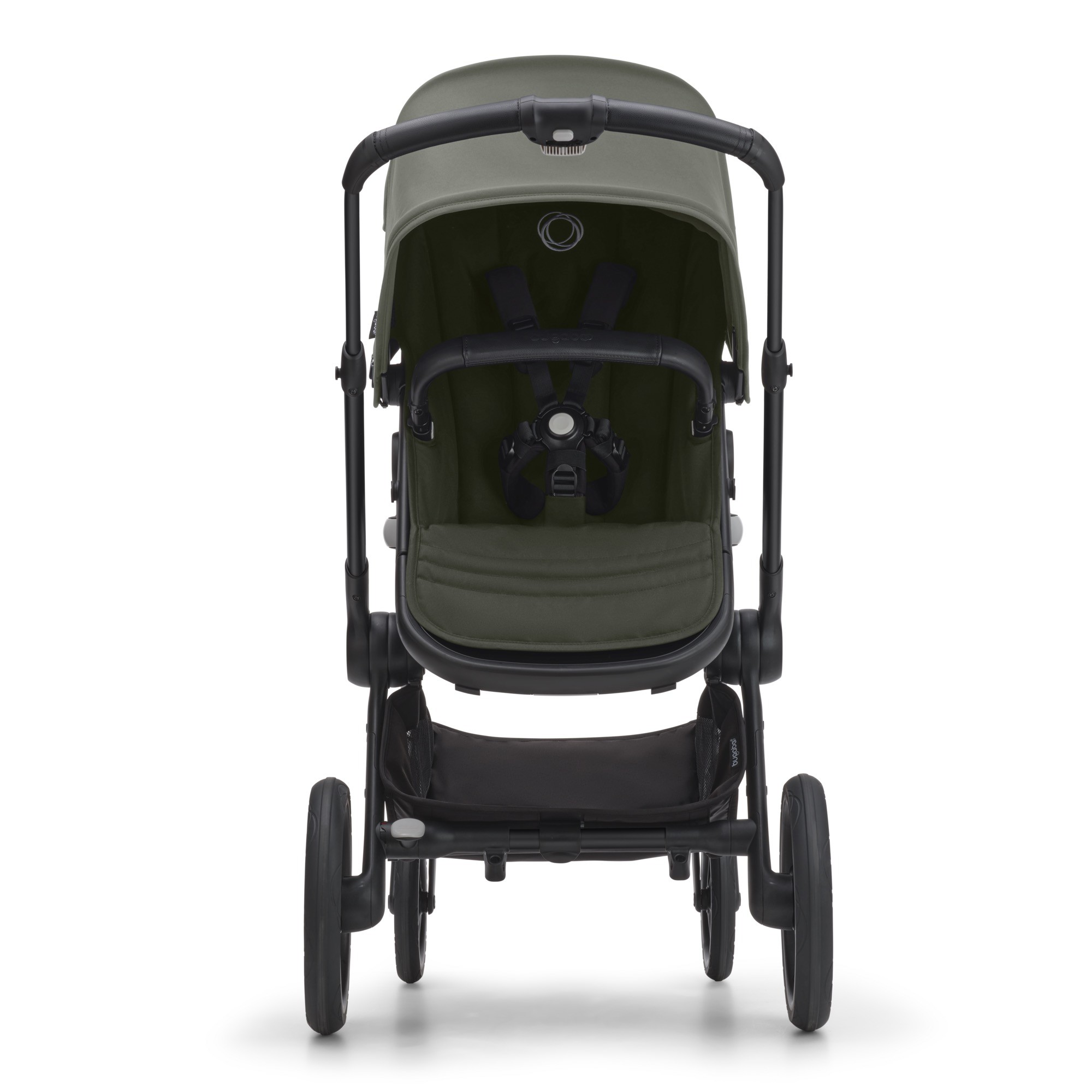 Bugaboo Fox 5 - Black/Forest Green | 4 Wheel Prams | Baby Bunting AU