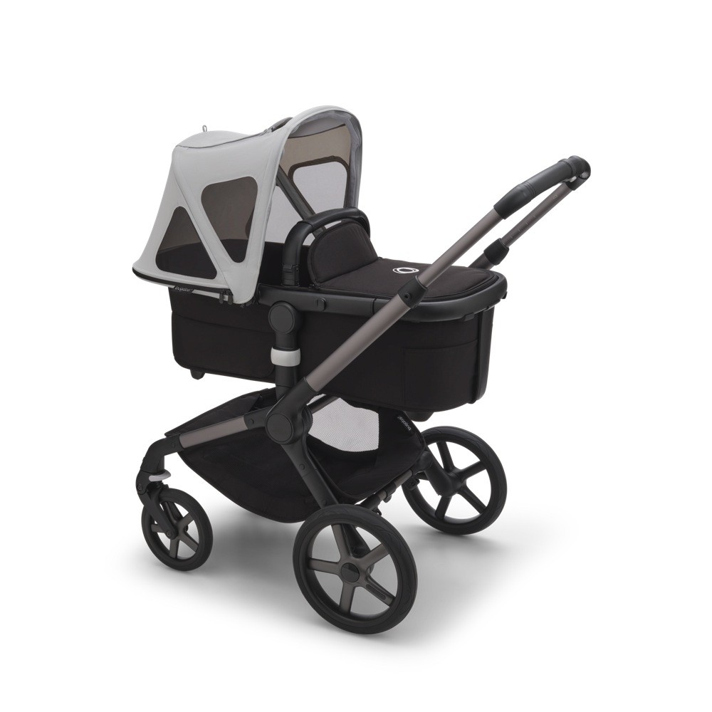 Bugaboo Fox/Cameleon3/Lynx Breezy Sun Canopy V2 Misty Grey | Hoods ...