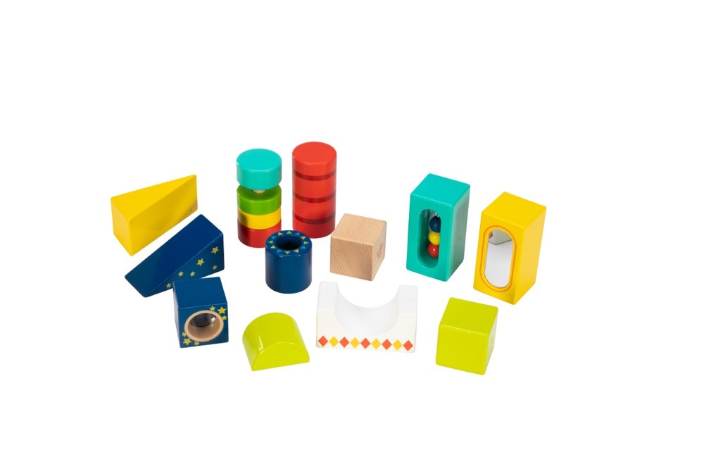 Fat Brain Wooden Explore And Discover Sensory Blocks | Interactive Toys ...
