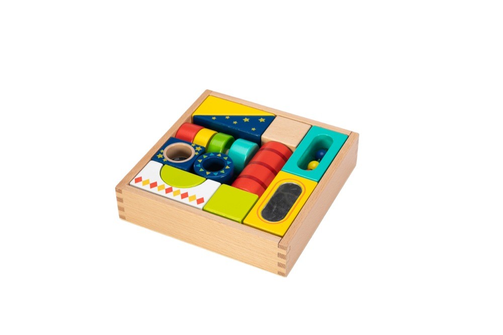 Fat Brain Wooden Explore And Discover Sensory Blocks | Interactive Toys ...