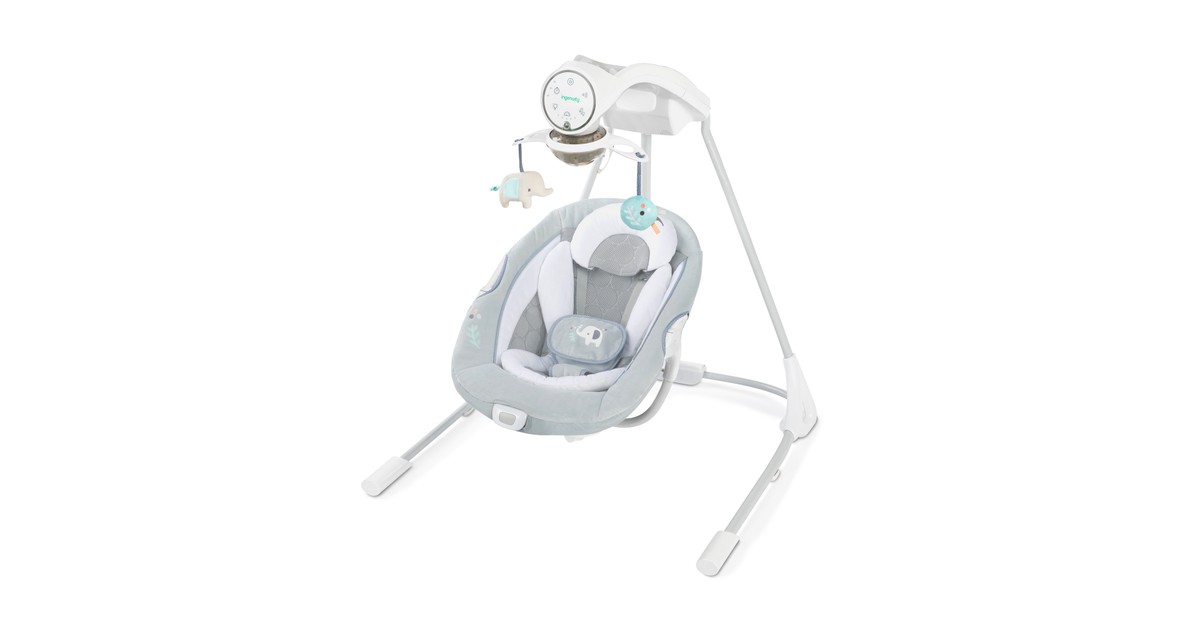 Ingenuity Inlighten Soothing Swing with Remote Dakota | Baby Bunting NZ
