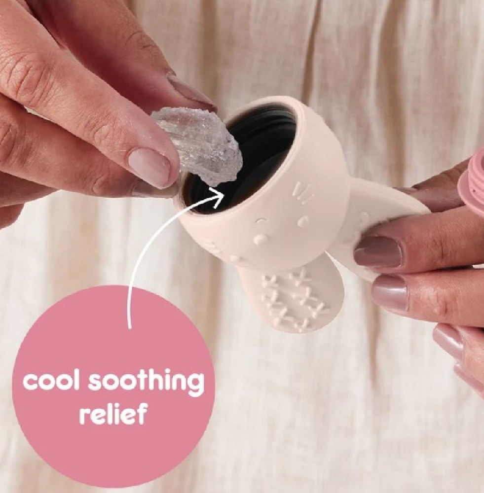 B.Box Baby Chill And Fill Teether Blush | Teethers | Baby Bunting AU