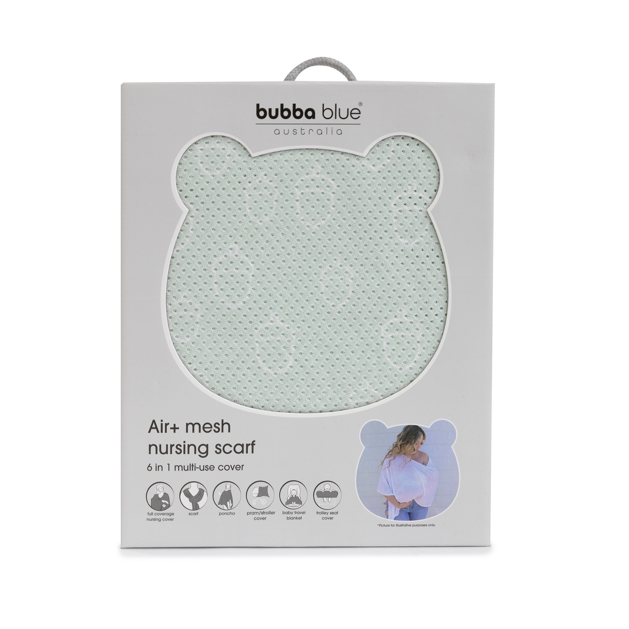 Bubba Blue Nordic Nursing Scarf Avocado Acorn | Breastfeeding Cover ...