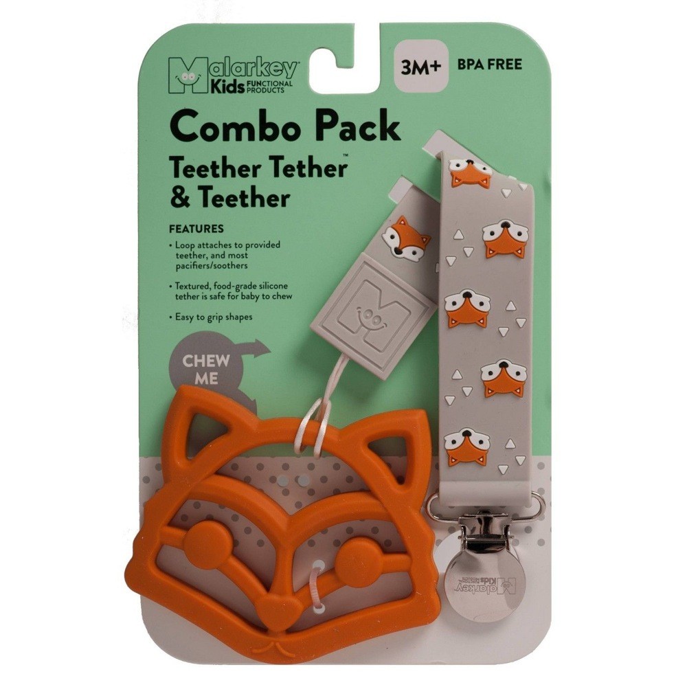 Malarkey Teether Tether & Teether Fox | Teethers | Baby Bunting AU