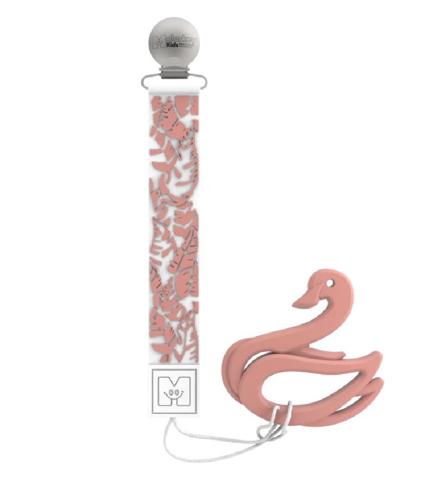 Malarkey Teether Tether & Teether Swan | Teethers | Baby Bunting AU