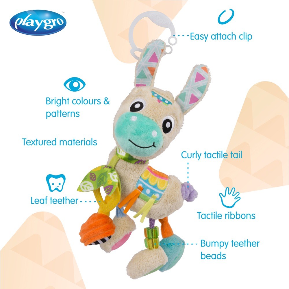 Playgro Sensory Friend Lupe Llama | Mid Season Sale | Baby Bunting AU