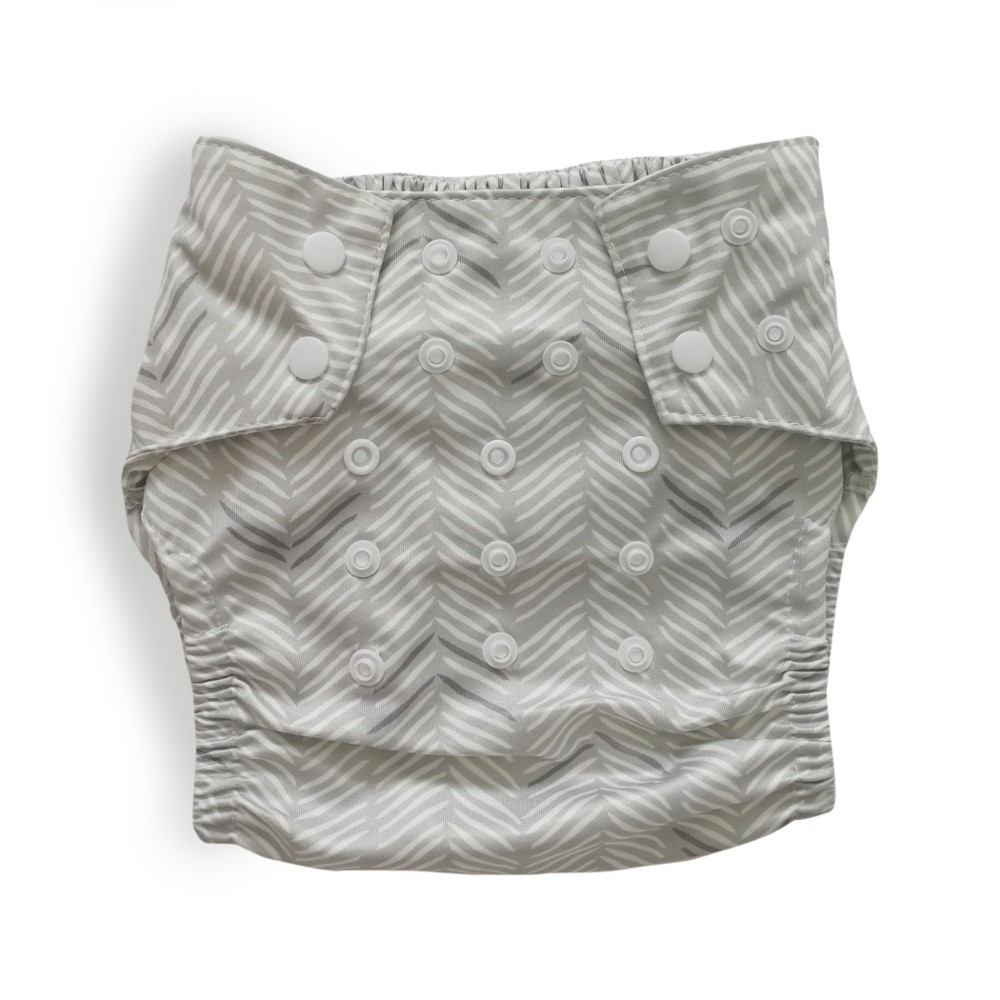 Bubba Blue Pilcher Grey Chevron | Cloth | Baby Bunting AU