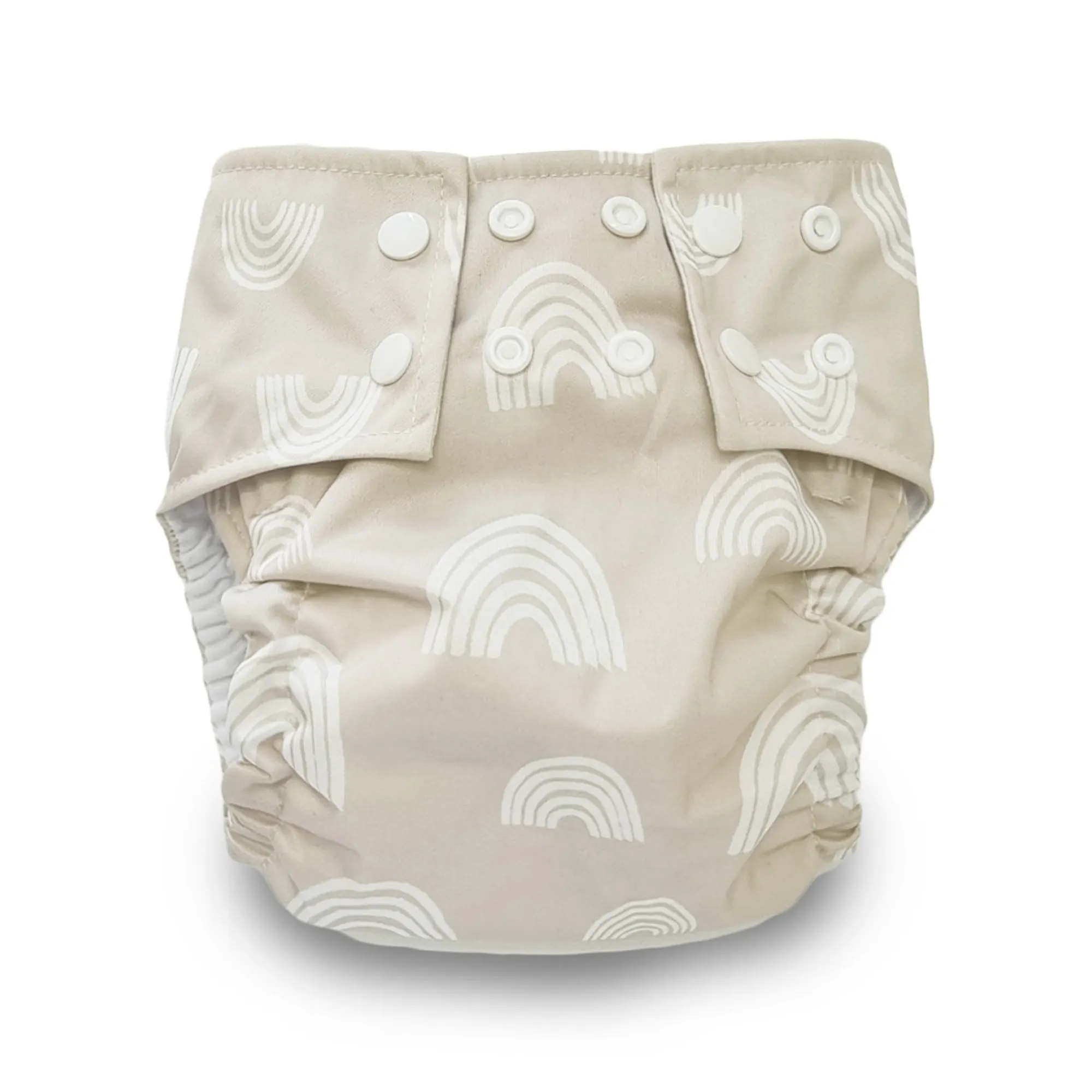 Bubba Blue Modern Cloth Nappy With Insert Sand | Baby Bunting AU