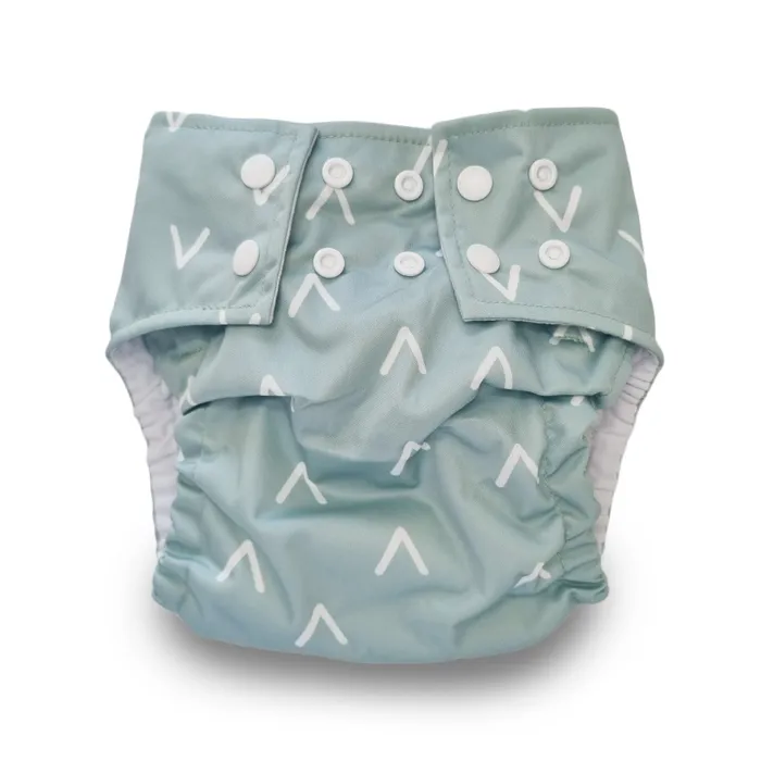 Bubba Blue Modern Cloth Nappy With Insert Mint | Baby Bunting AU