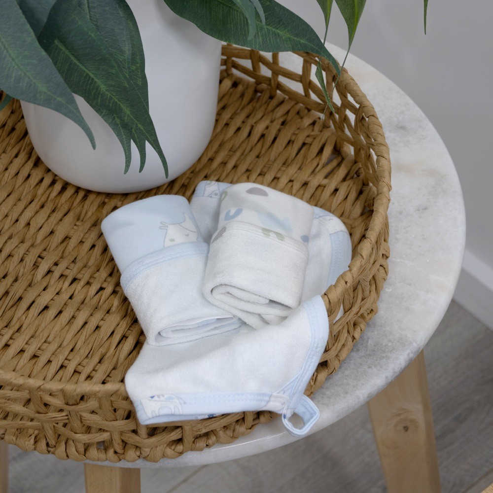 Bubba Bamboo Face Washer Sleepy Safari Sky 3 Pack | Mid Season Sale ...