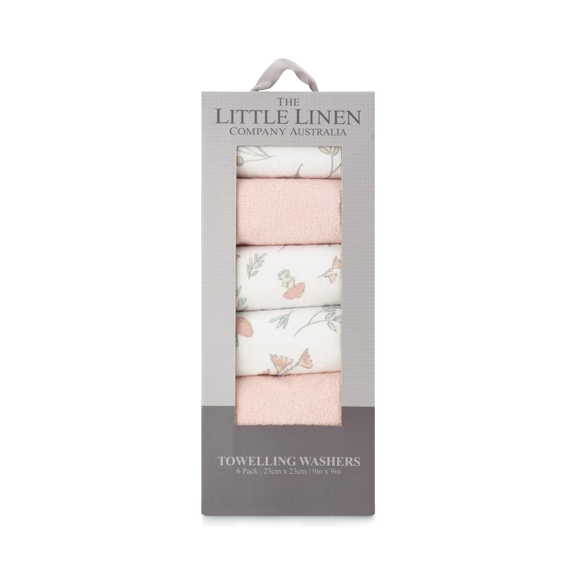 The Little Linen Co. Towelling Wash Cloth Harvest Bunny 6 Pack | Baby ...