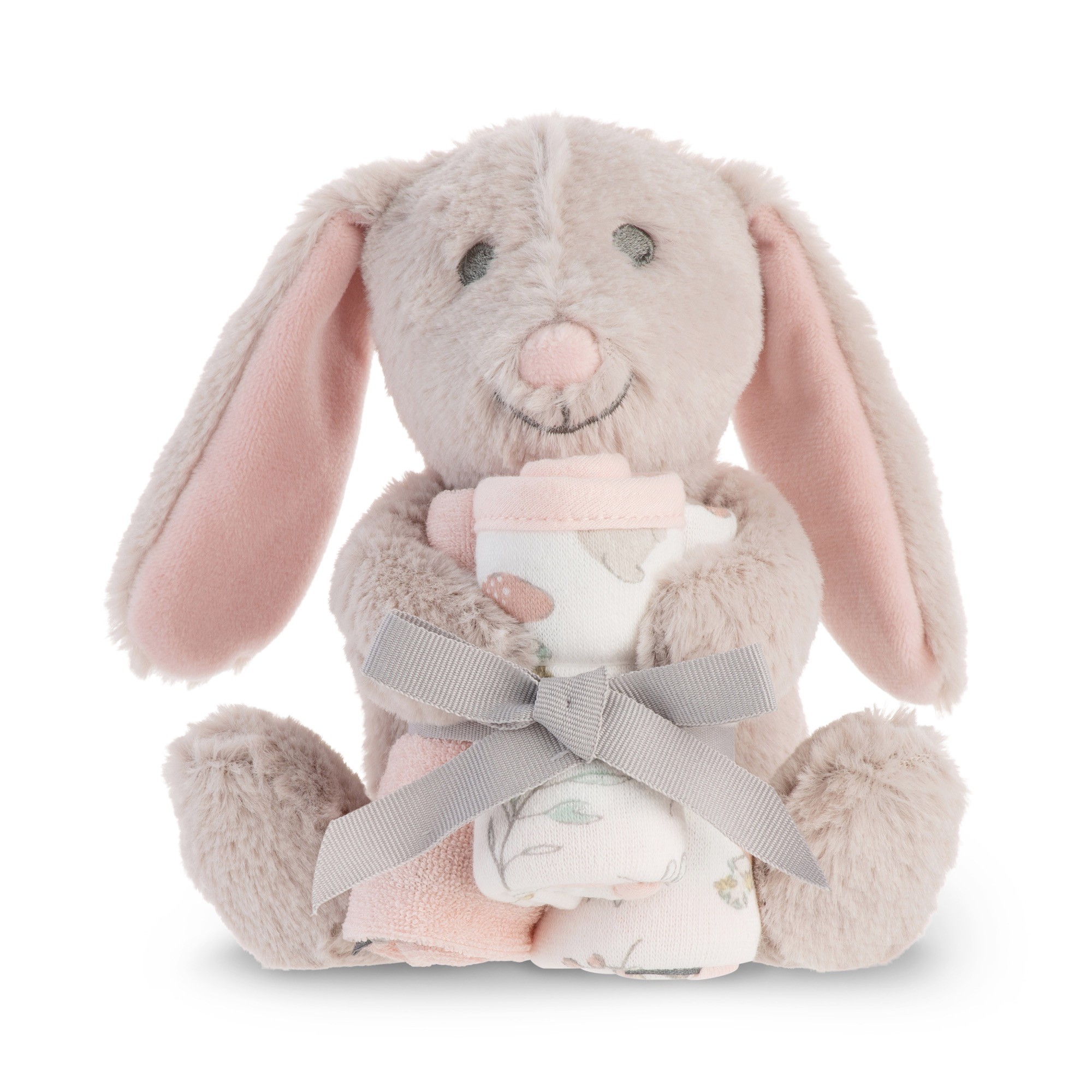 The Little Linen Co. Plush Toy And Washers Harvest Bunny | Face Washers ...