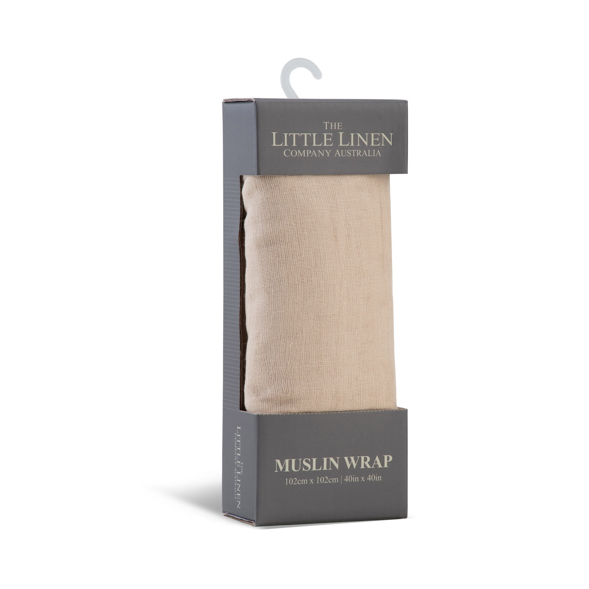 The Little Linen Co. Muslin Wrap Nectar Bear Solid Brown 1 Pack | Wraps ...