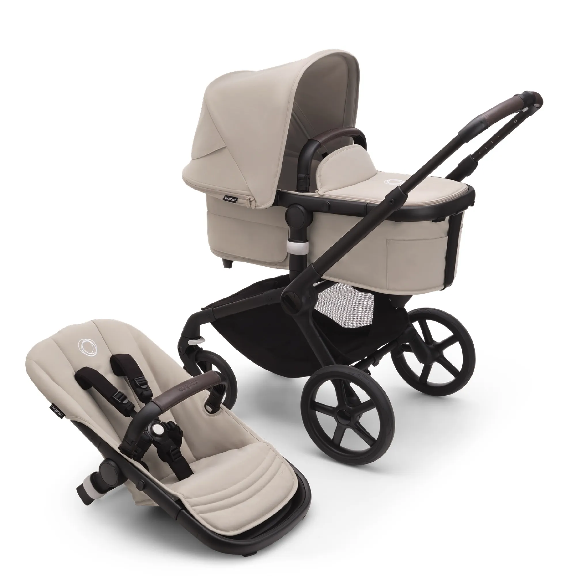 Bugaboo Fox 5 Black/Desert Taupe | Baby Bunting AU