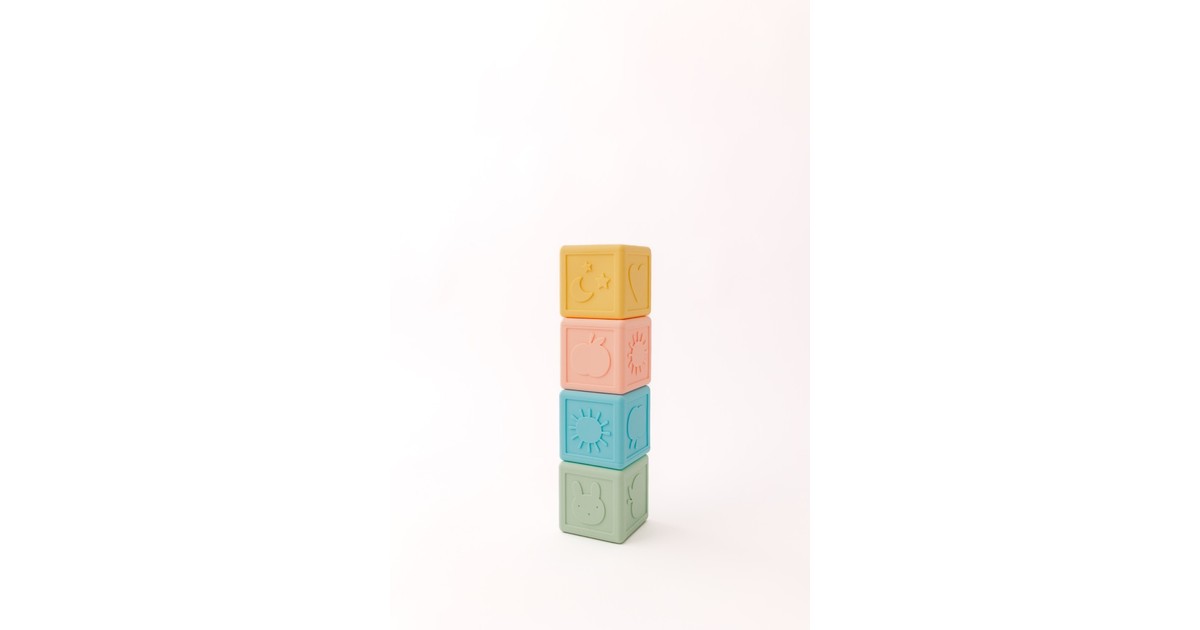 Great Start 4 Piece Large Stacking Blocks | Baby Bunting NZ
