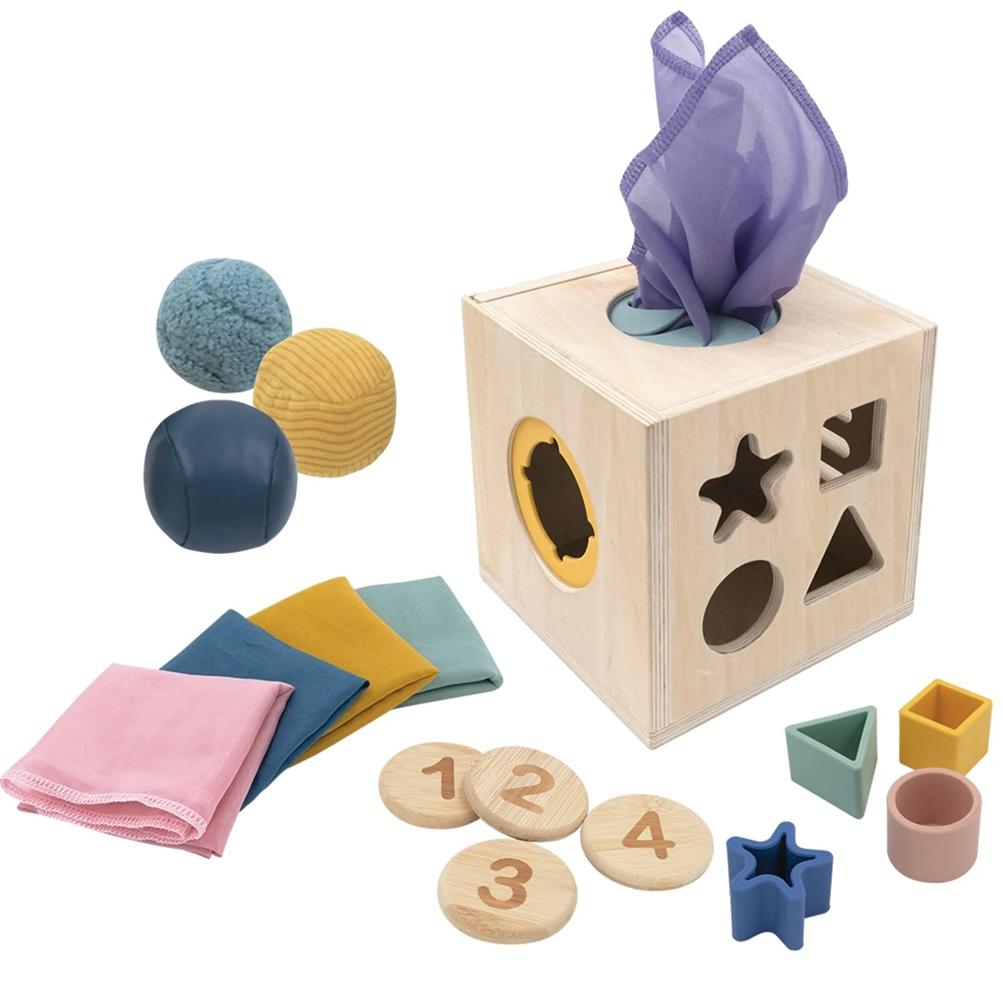 Playground 4 In 1 Sensory Cube | Baby Bunting NZ