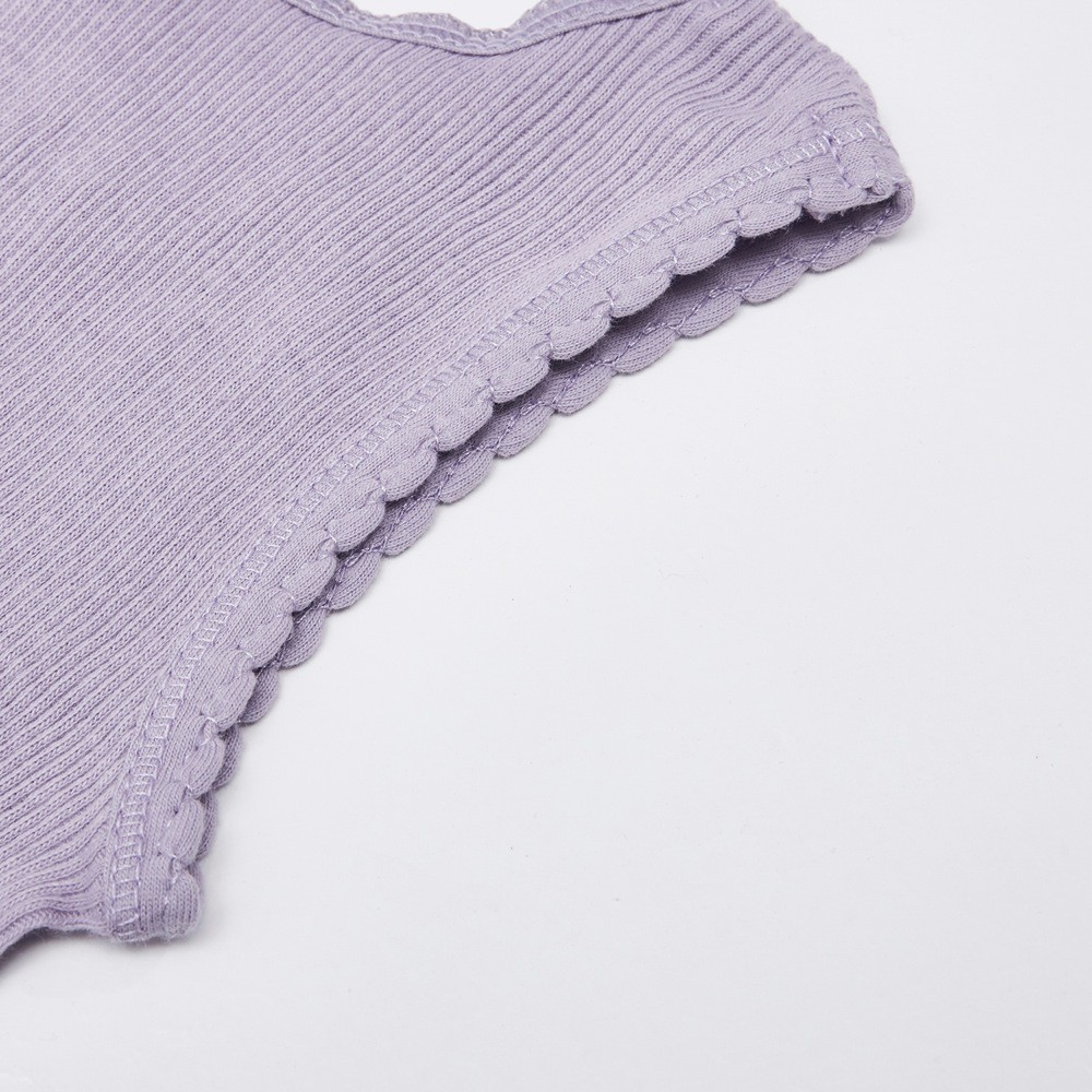 4Baby 3 Pack Singlet Cotton Lilac | Baby Singlets | Baby Bunting AU