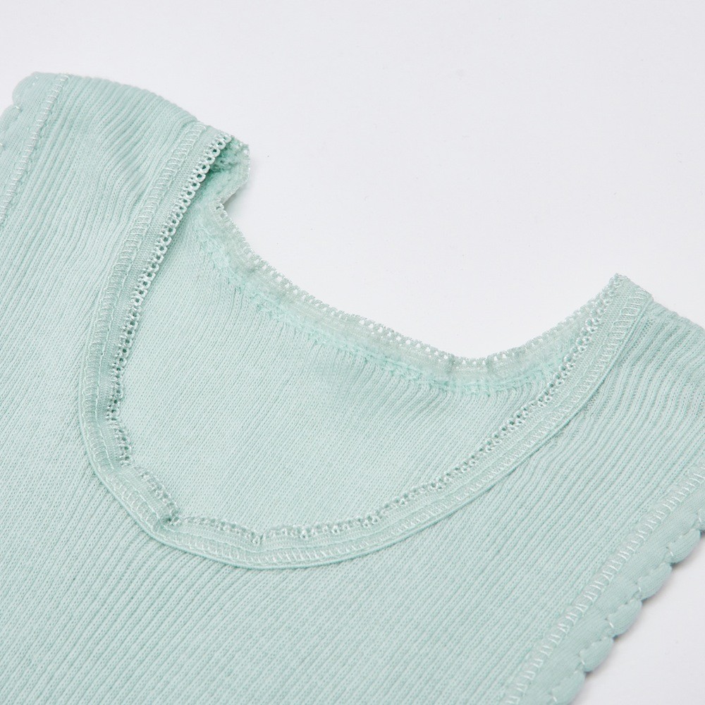 4Baby 3 Pack Singlet Cotton Green | Baby Singlets | Baby Bunting AU