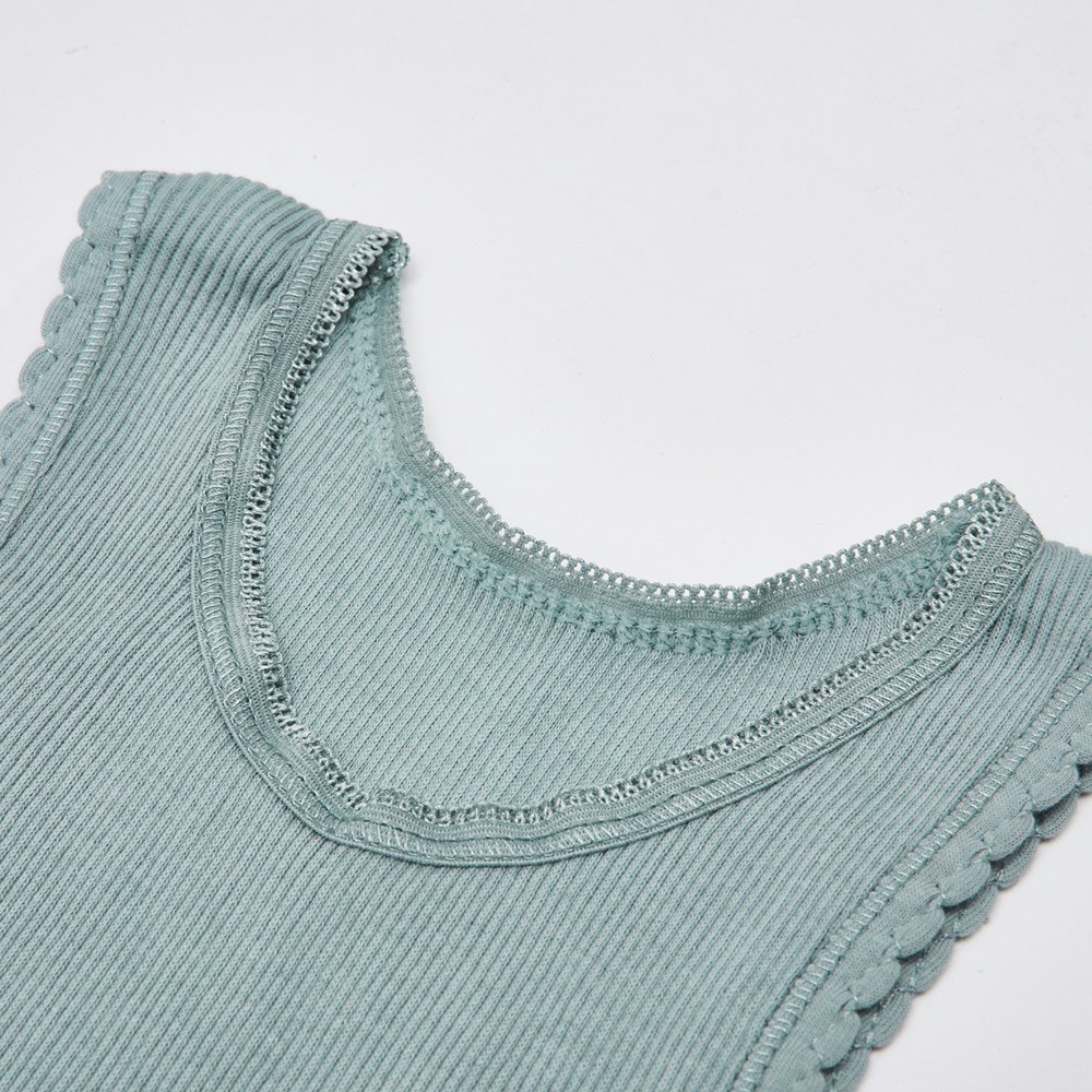 4Baby 3 Pack Singlet Cotton Green | Baby Singlets | Baby Bunting AU