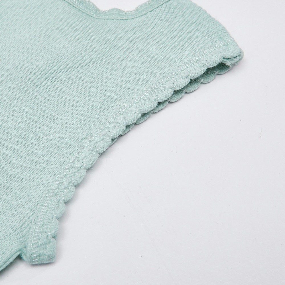 4Baby 3 Pack Singlet Cotton Green | Baby Singlets | Baby Bunting AU