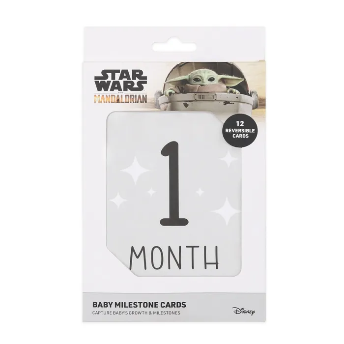 Disney Milestone Cards Grogu | Baby Bunting NZ
