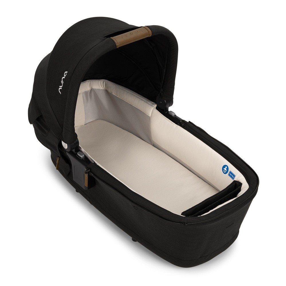 Nuna Lytl Carrycot - Caviar | Bassinets & Stands | Baby Bunting NZ