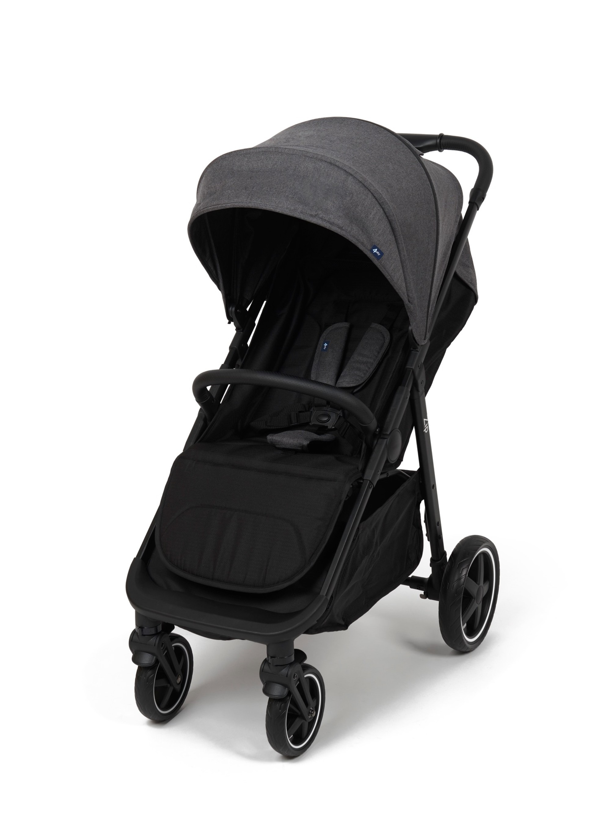 4Baby Zip Stroller - Black/Grey | Baby Bunting AU