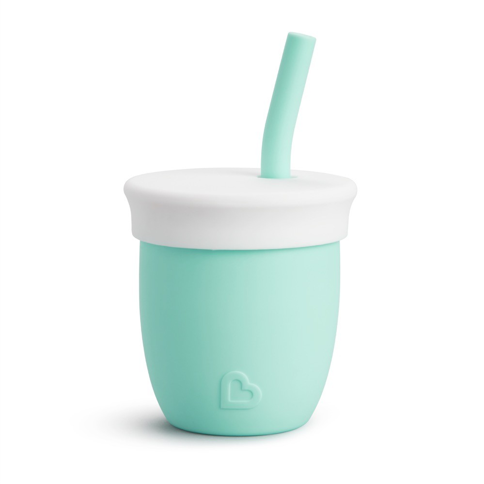 Munchkin C'Est Silicone Training Cup 4Oz Mint | Sippy Cups | Baby ...
