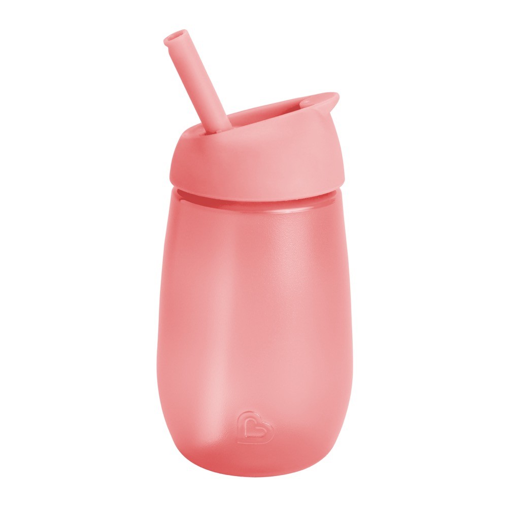 Munchkin Simple Clean Straw Cup 10Oz Pink | Sippy Cups | Baby Bunting AU