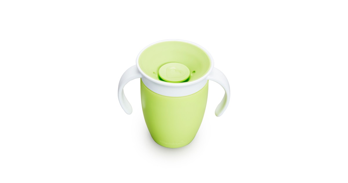Munchkin Miracle 360 Trainer Cup Green 207ml | Baby Bunting NZ