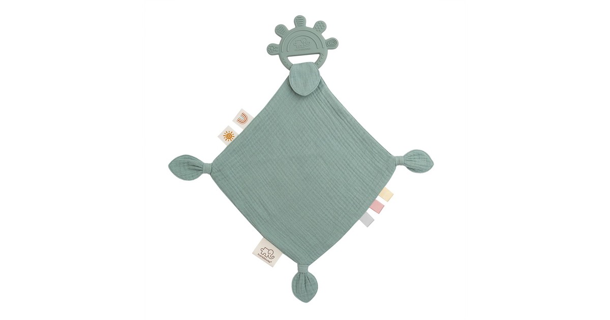 Playground Silicone Comfort Teether - Sage | Baby Bunting AU