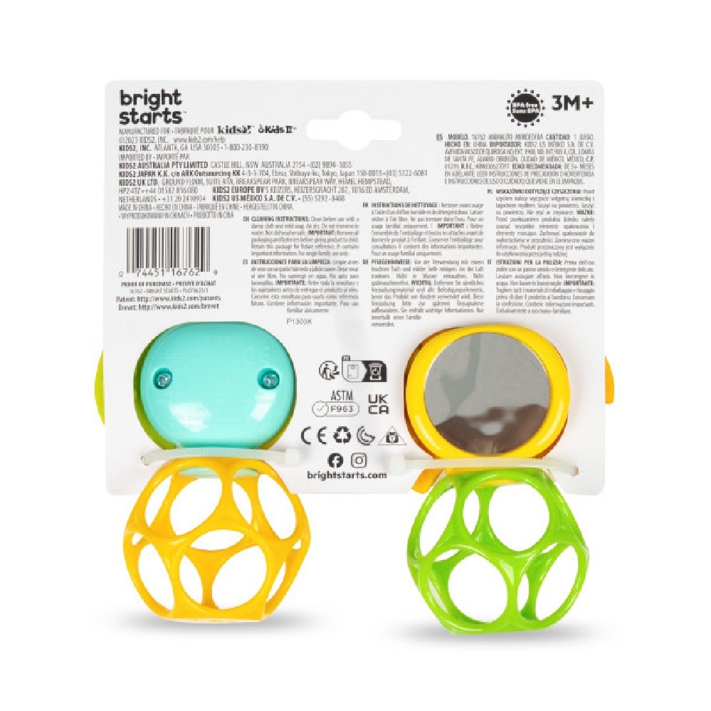 Bright Starts Soother Pals Easy Grasp Teether Toys | Interactive Toys ...