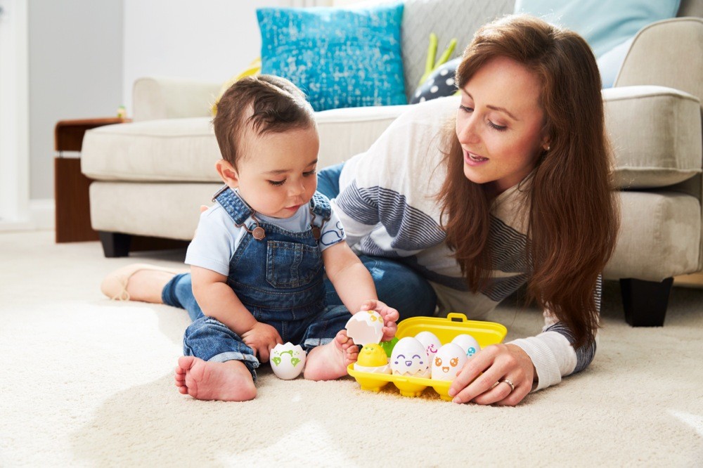 Tomy Toomies Hide & Squeak Eggs | Interactive Toys | Baby Bunting AU