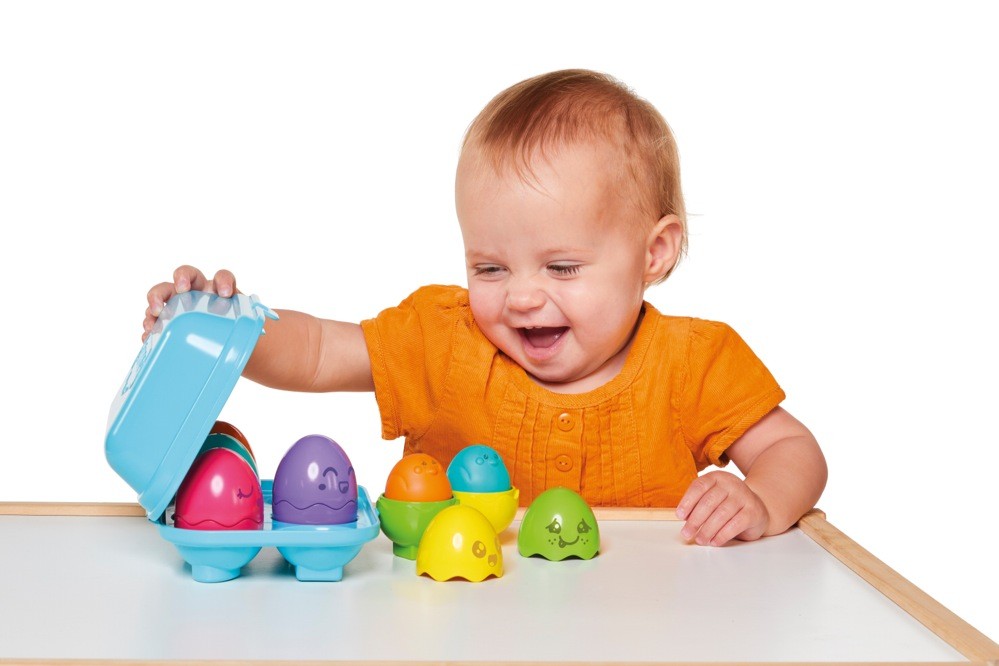 Tomy Toomies Hide & Squeak Bright Chicks | Interactive Toys | Baby ...