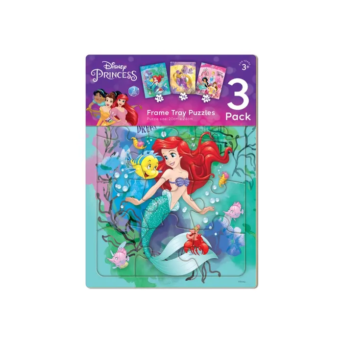 Disney Princess Preschool Puzzles 3 Pack | Baby Bunting AU