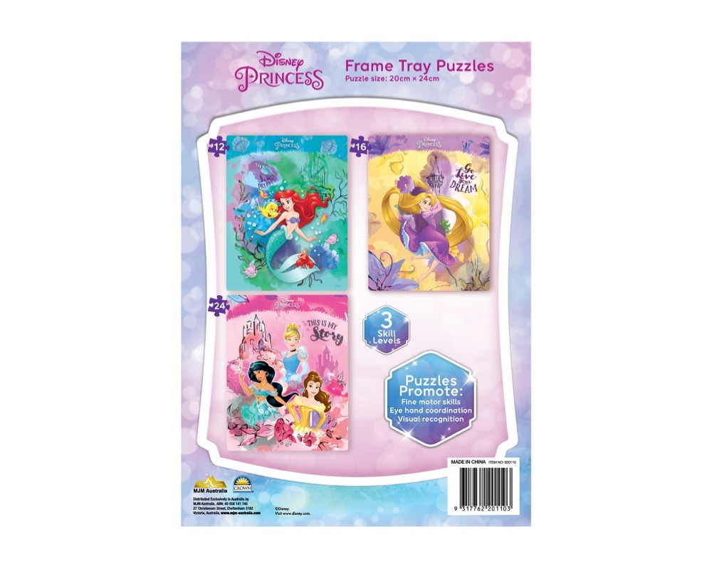 Disney Princess 3 Pack Preschool Puzzles | Puzzles | Baby Bunting AU