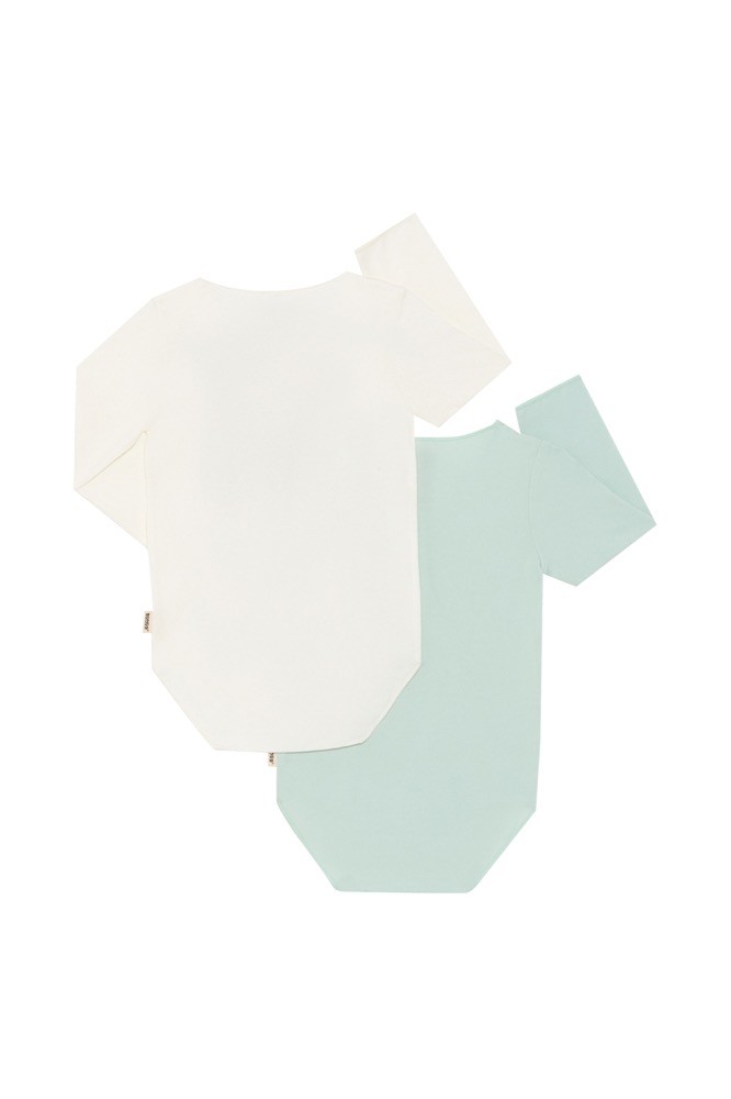 Bonds 2 Pack Wonderbodies Long Sleeve Marscapone / Mint Gelato | Baby ...