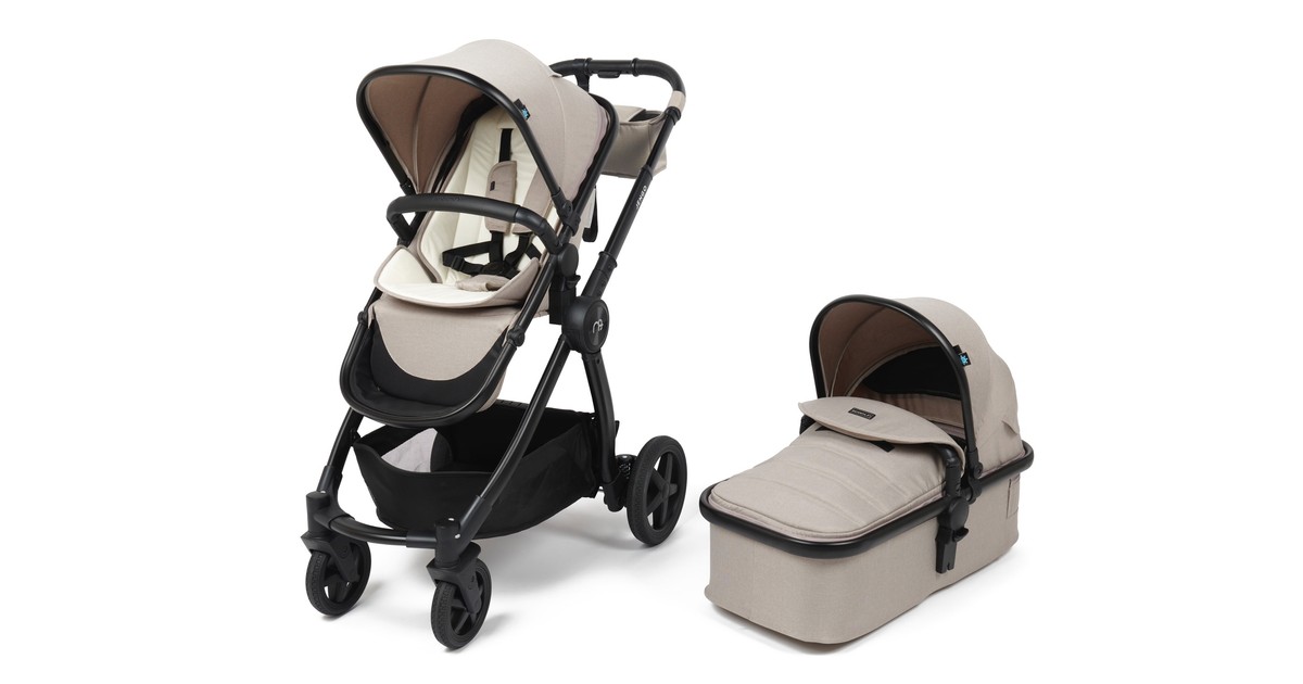 Jengo Panorama XTI Pram And Bassinet Almond | Baby Bunting AU