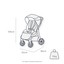 Jengo Panorama XTI Pram And Bassinet Almond | Baby Bunting AU