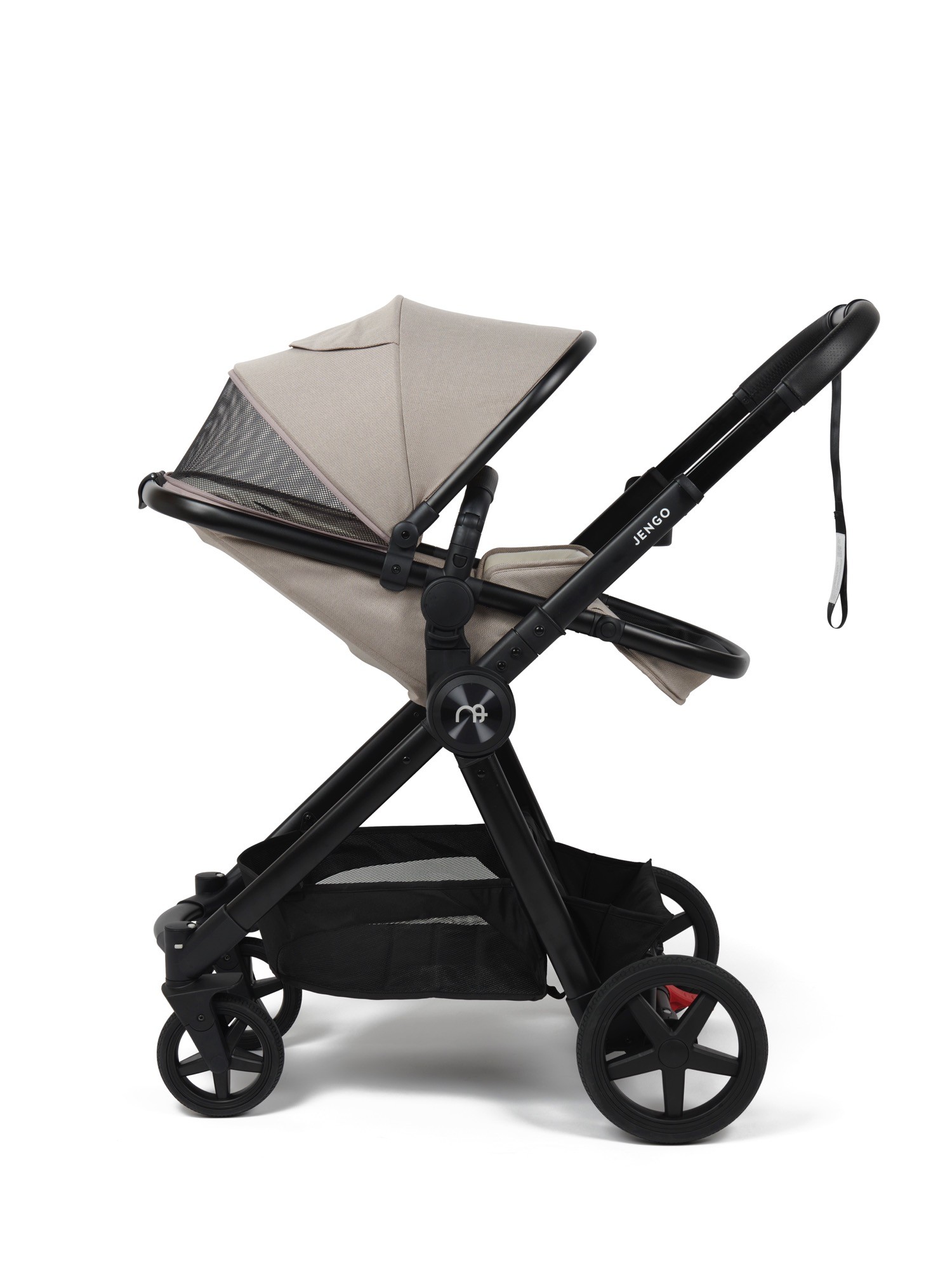 Jengo Panorama XTI Pram And Bassinet Almond | Mid Season Sale | Baby ...