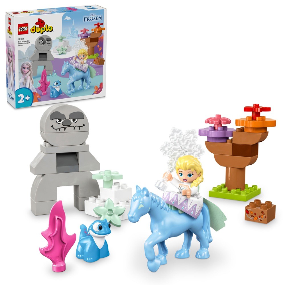 Lego Duplo Elsa & Bruni In The Enchanted Forest | Building Blocks ...