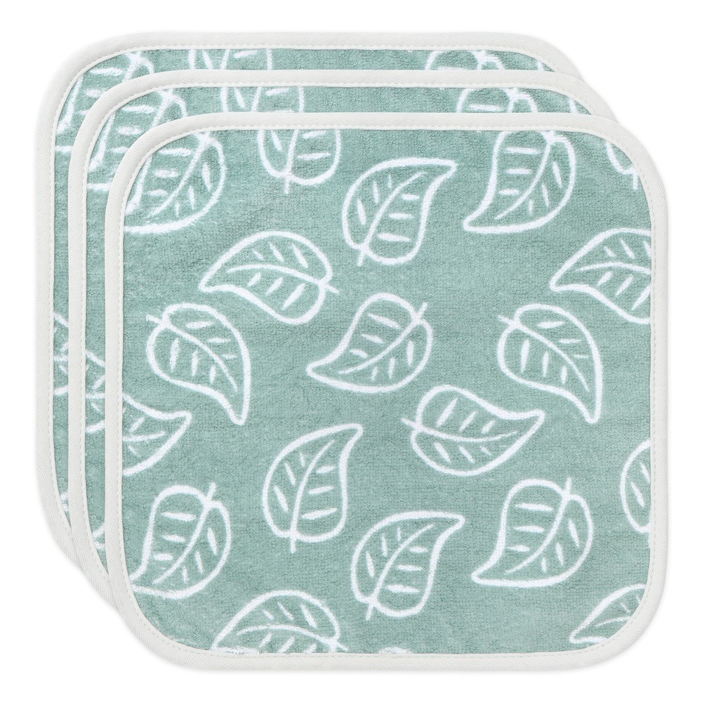 Peanut Shell 3 Piece Wash Cloths Woodland Adventure | Face Washers ...
